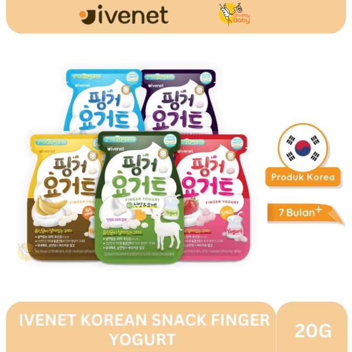 IVENET Korean Snack Finger Yogurt 20g | Lazada Indonesia