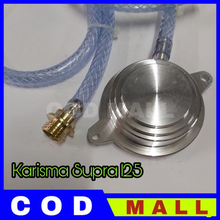 Tutup Keteng Karisma Supra 125 dan Baut Oli Power Max Racing | Lazada ...