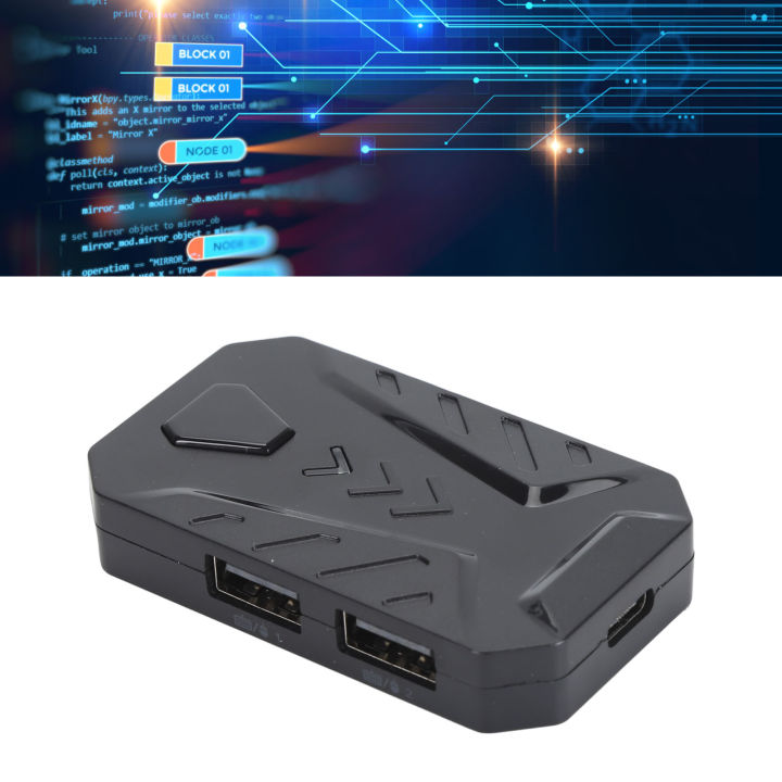 Mobile Game Converter 7 in 1 Plug and Play Keyboard Mouse Converter for ...
