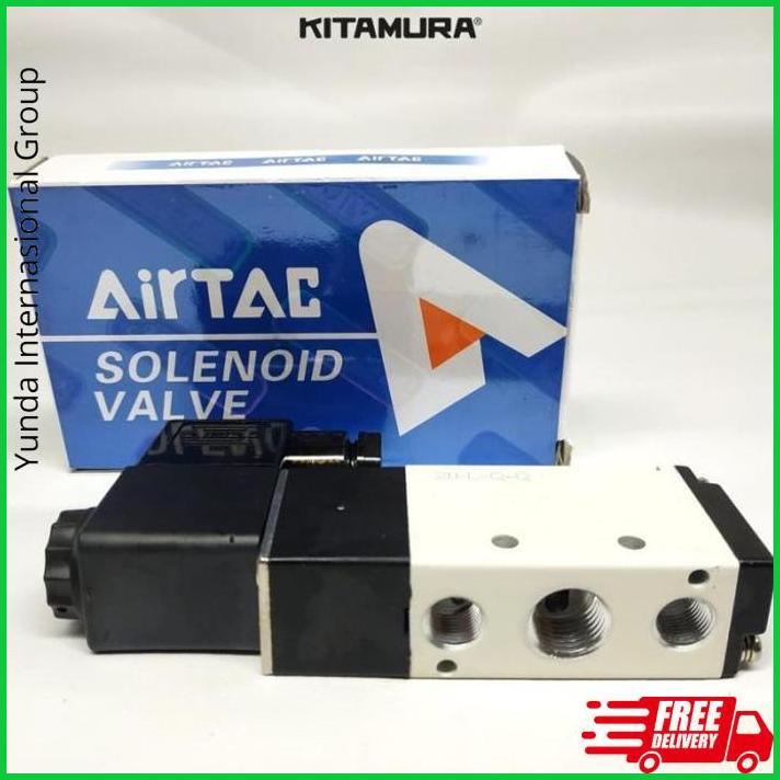 Selenoid Valve / Solenoid Valve Airtac 4V210-08 Dc 24 Dijamin Puas ...