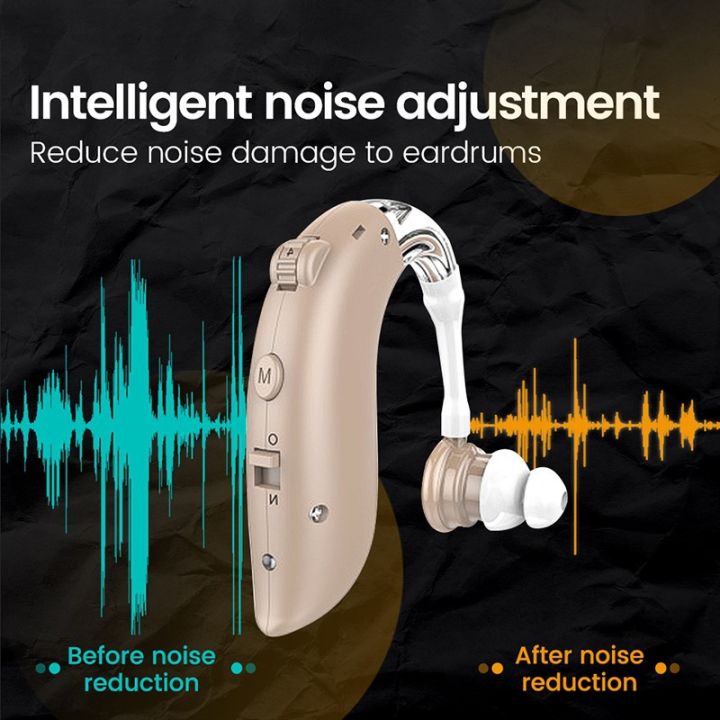 USB Rechargeable Hearing Aids Invisible Behind The Ear Hearing Aid Mini ...