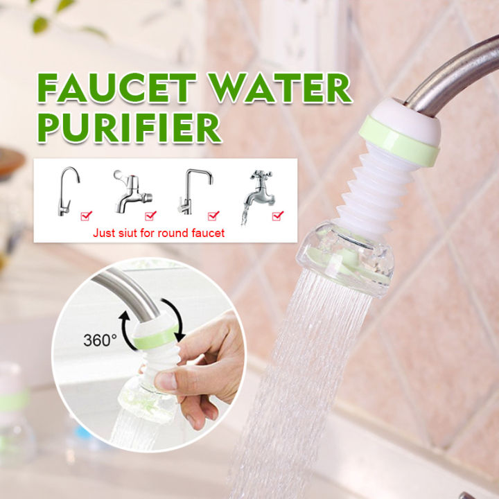 Bathroom Kitchen Washing Hand Water Filter Faucet Extenter Flexible ...