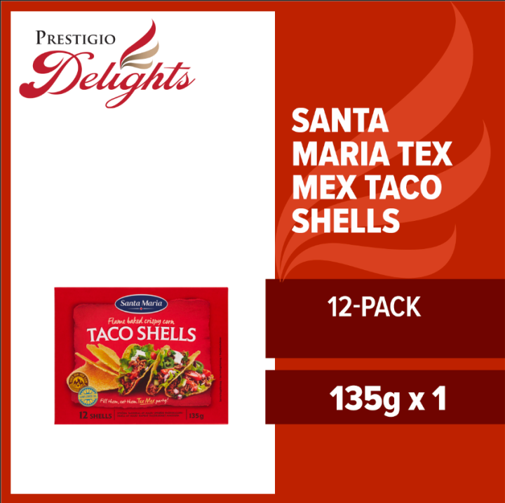 Santa Maria Tex Mex Taco Shells (12-Pack) 135g | Lazada Singapore