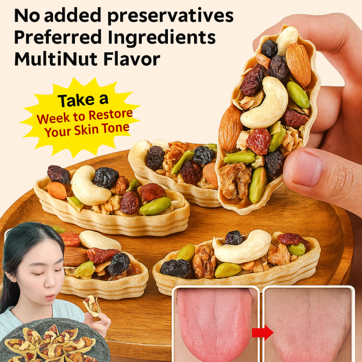 Astragalus Codonopsis Babao Nuts And Boat Tart Thin Crisp Mixed Nut Boat Tower 黄芪党参八宝坚果船挞 ...