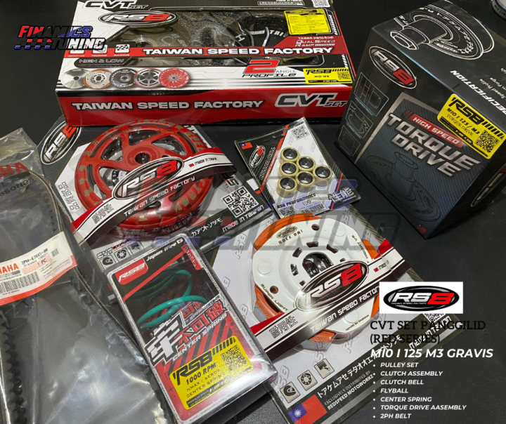 MIO I 125 M3 GRAVIS FAZZIO TARAGSIT RS8 CVT SET PANNGILID FOR MIO I 125 ...