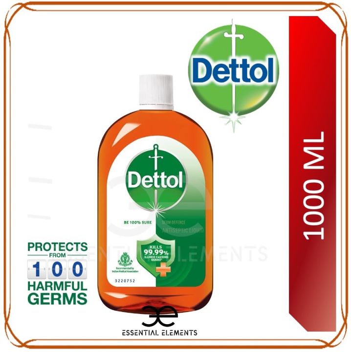 DETTOL Disinfectant Antiseptic 1000ml Germicide Liquid / Anti Bacterial ...