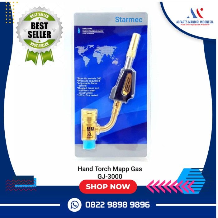 HAND TORCH MAPP GAS / KEPALA BLANDER LAS MAPP GAS | Lazada Indonesia
