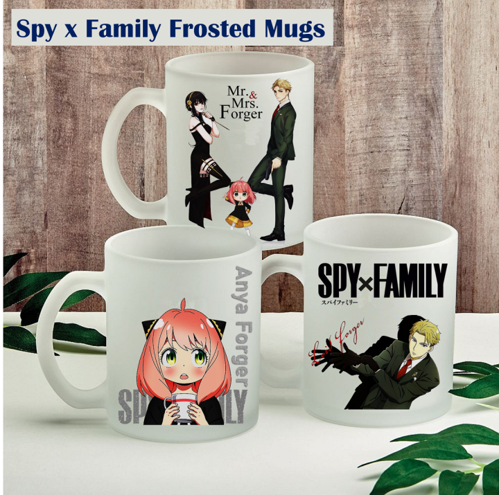 Personalized Spy x Family Anime Mug Anya Loid Yor Forger Damian Clear ...