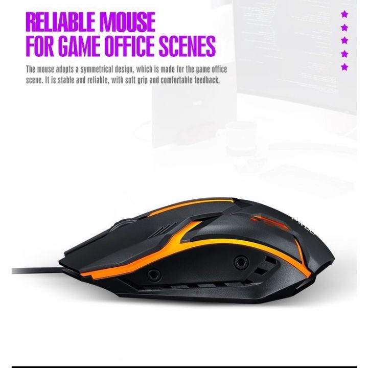 Allan Mechanic M200 Warwick USB LED Gaming Mouse | Lazada PH
