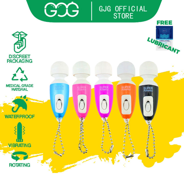 GJG Mini Cute Keychain Discreet Vibrator Bullet for Girls Fairy Wand ...