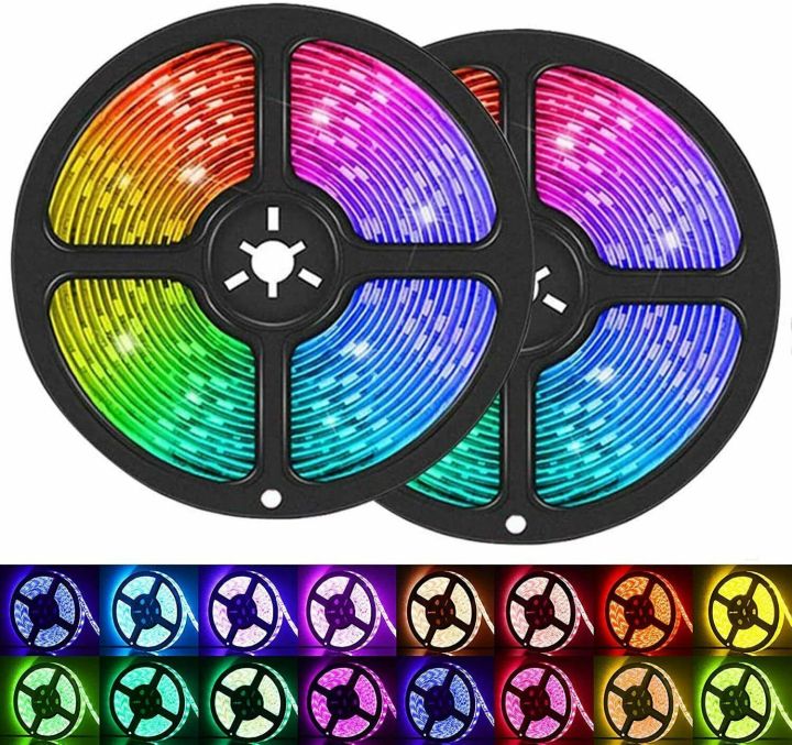 RGB LED Strip Lights With Remote RGB Led Strip Light For Room SMD ...