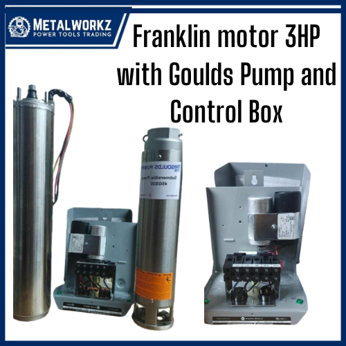 METALWORKZ || FRANKLIN 3HP MOTOR WITH GOULD'S PUMP AND CONTROL BOX SET ...