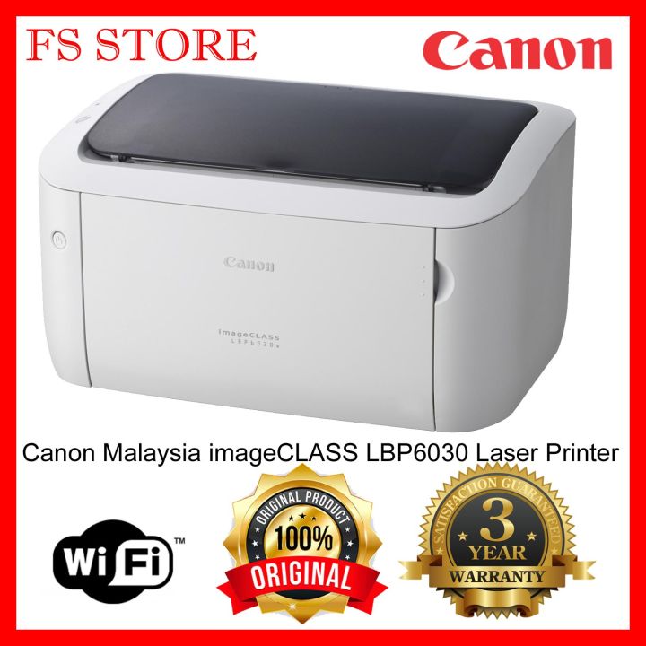 Canon Malaysia Image CLASS LBP6030W LBP-6030W Wireless Laser Printer | Lazada