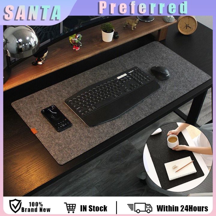 Wool Felt with Rubber Base Mousepad Large Gaming Mouse Pad Extended ...