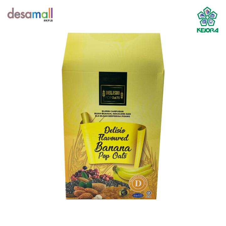 DELISIO POP OATS Banana Pop Oats (300g) | Lazada