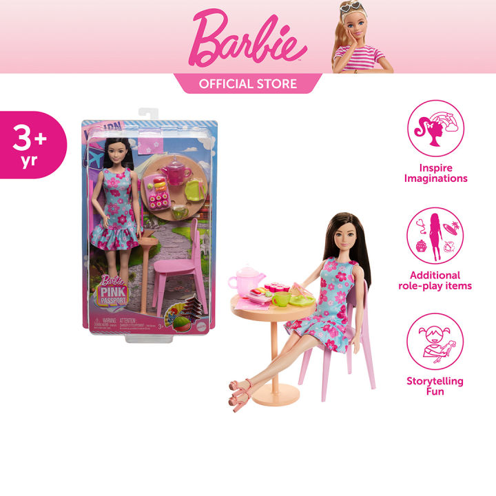 Barbie Pink Passport Japanese Tea Party (JFL65) | Lazada