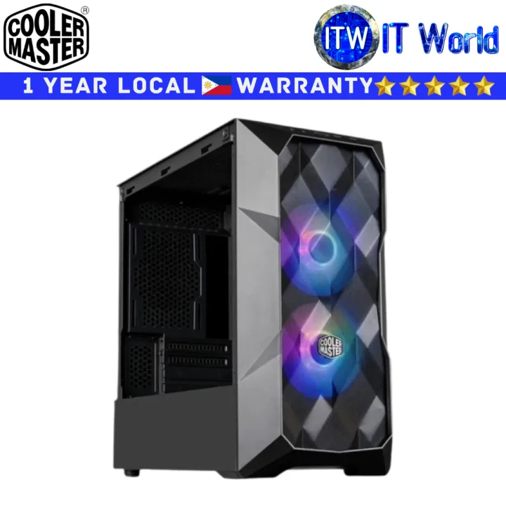 Itw | Cooler Master Computer PC Case TD300 Mesh Mini Tower Tempered ...