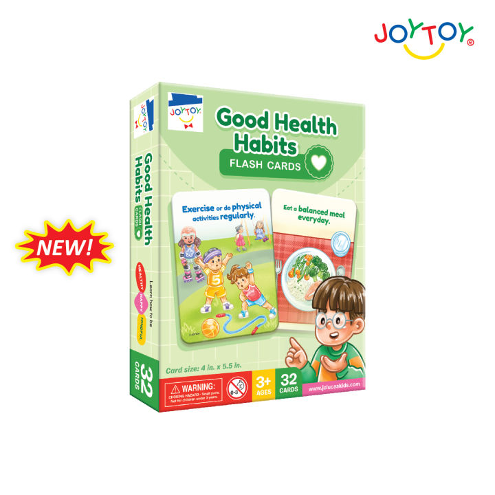 JOYTOY Good Health Habits Flashcards | Lazada PH