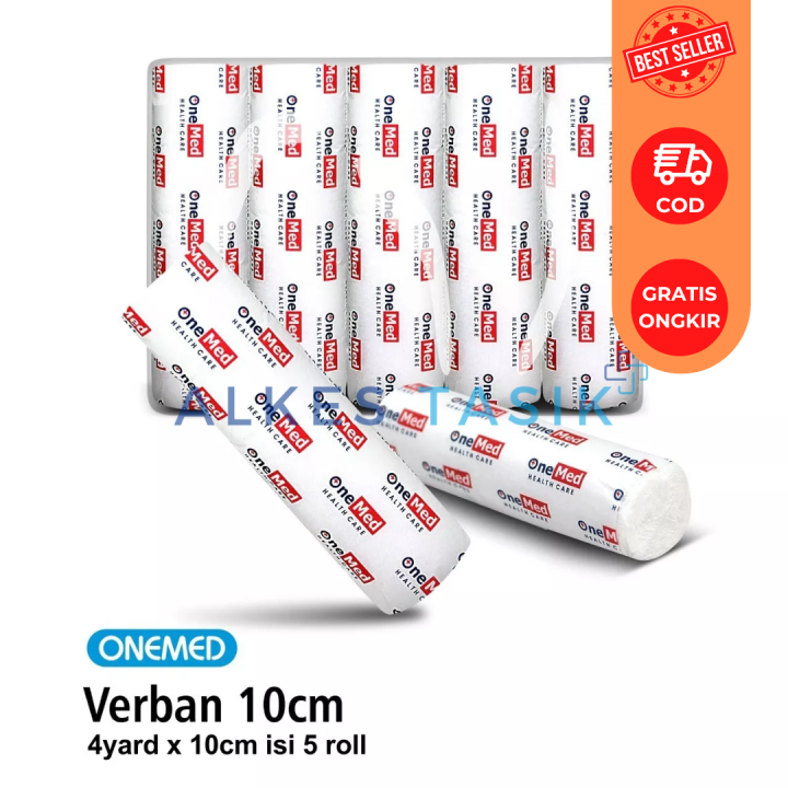 Kasa Verban OneMed 10 CM (4 yard x 10cm) Perban 10CM | Lazada Indonesia