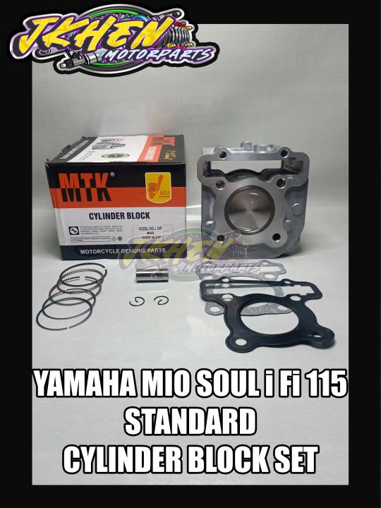YAMAHA MIO SOUL i Fi 115 STANDARD CYLINDER BLOCK SET | Lazada PH