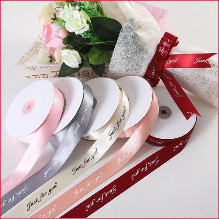 HOT Ribbon love 542 2.5ซม. กว้าง10หลาพิมพ์ลายริบบิ้นสำหรับคุณงานฝีมือ ...