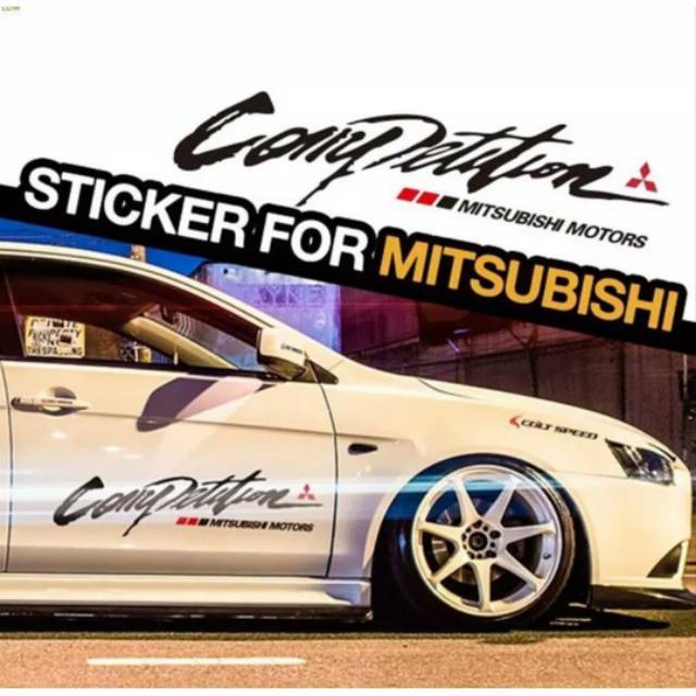 Sticker sticker mobil sticker mobil mitsubishi sticker compotition ...