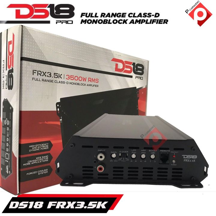 เพาเวอร์แอมป์คลาสดีรถยนต์ DS18 รุ่นFRX3.5K กำลังขับ 3500 วัตต์ พร้อม ...