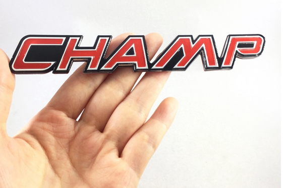 โลโก้ แชมป์ โตโยต้า งานพลาสติก CHAMP Letter Logo Car Auto Decorative ...