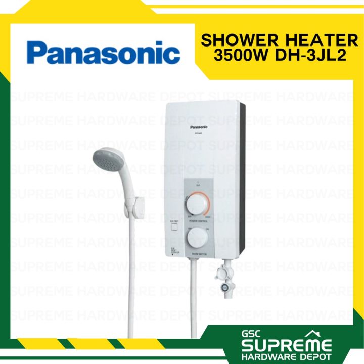 Panasonic shower water heater single point DH-3JL2 | Lazada PH