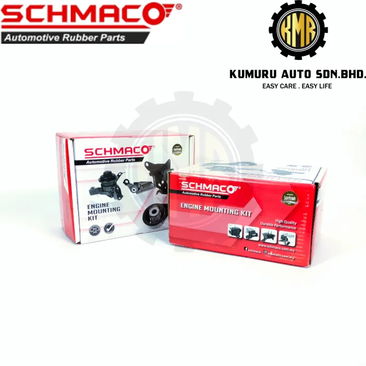 Schmaco Engine Mounting Set Proton Saga 12V Wira Saga BLM FLX | Lazada
