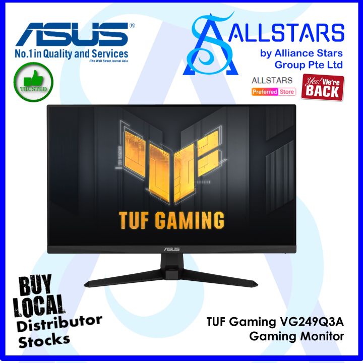 (ALLSTARS) ASUS TUF Gaming VG249Q3A Gaming Monitor – 24-inch(23.8 inch ...