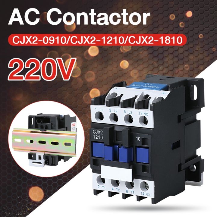AC contactor Magnetic Contactor CJX2-0910 CJX2-1210 CJX2-1810 220V 9A to 32A | Lazada PH