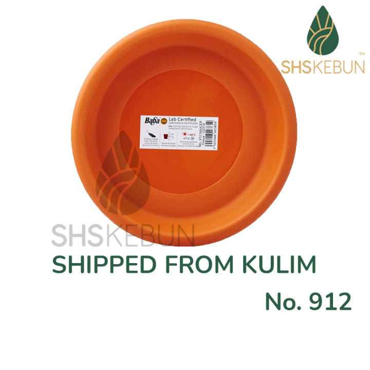 BABA 20cm Saucer Pot Plate BI-912 Lapik Pinggan Pasu Bunga Plastik SHS ...