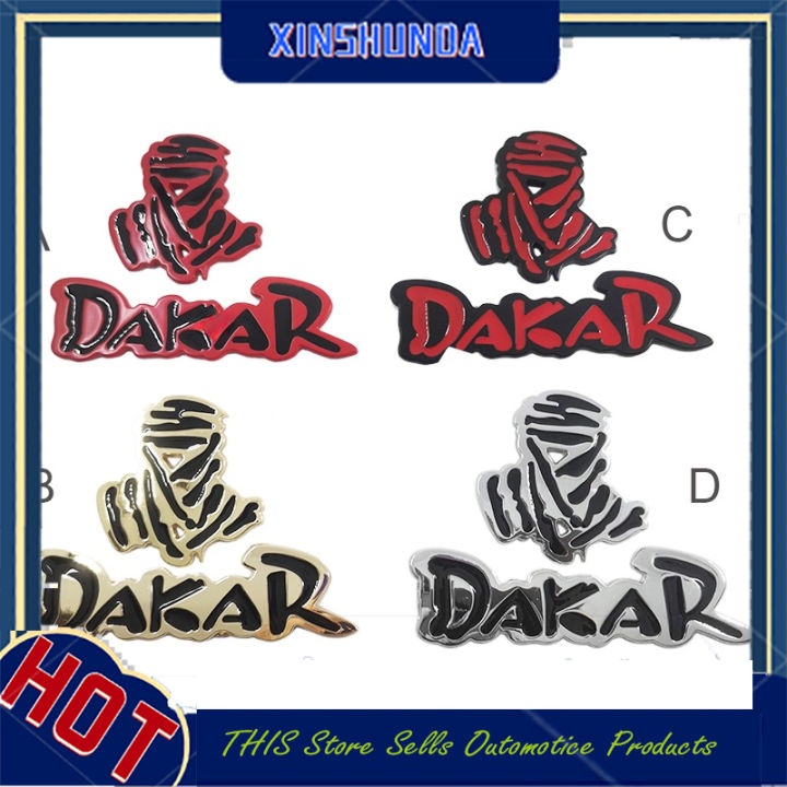 XSD 1 X Metal Dakar Rally Racing Logo Car Auto Motor Bike Decorative ...