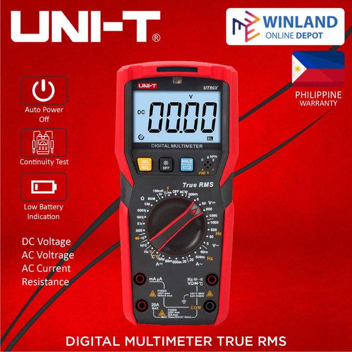Uni-t by Winland UT-89X Digital Multi-Meter True RMS Multimeter Multi ...