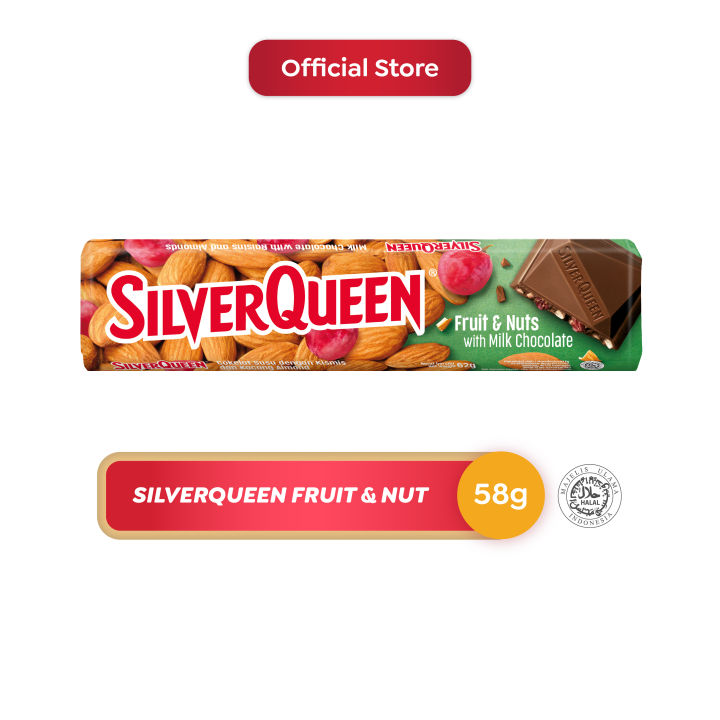 SilverQueen Cokelat Fruit and Nuts 58 g | Lazada Indonesia