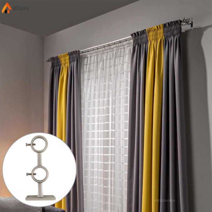 Winsky ราวราวผ้าม่านราวแขวนผ้าม่านปรับได้ราวผ้าม่านที่ทนทานสำหรับราวผ้า ...