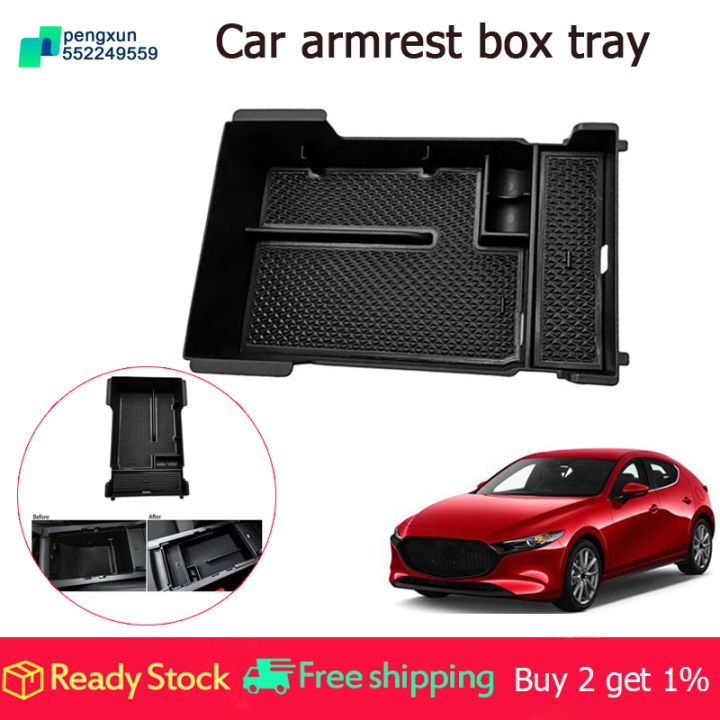 Car Central Armrest Storage Box for Mazda 3 2020 2021 2022 Center ...