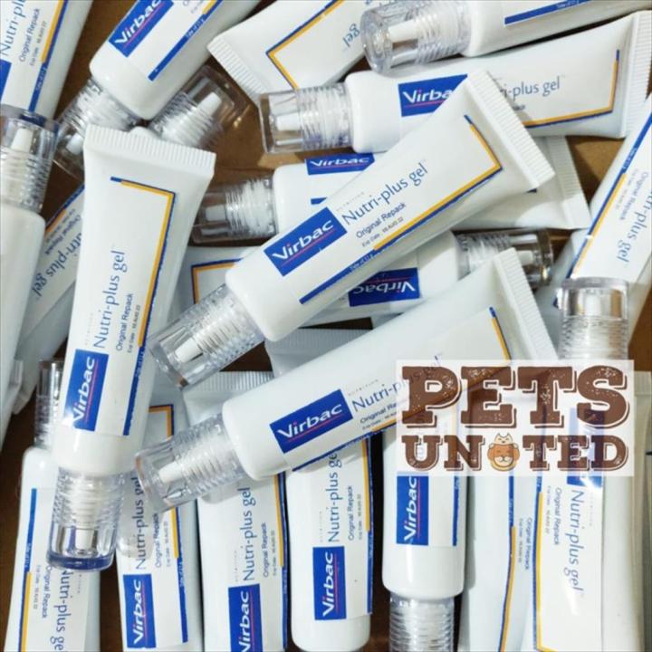 Virbac Nutri Plus Gel - Tube 15gr repack / Vitamin Anjing Kucing ...