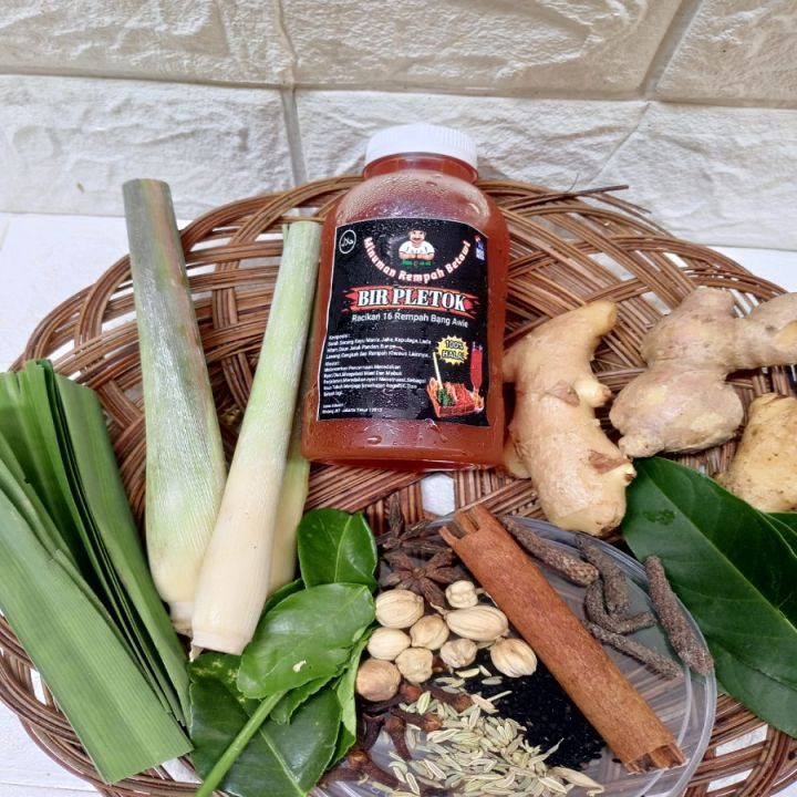 Paket 5 botol Bir Pletok 200ml Khas Betawi Bang Awie | Lazada Indonesia