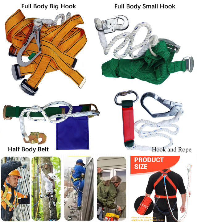 Worker Safety Belt Safety Harness Full Body or Half Body High Rise ...