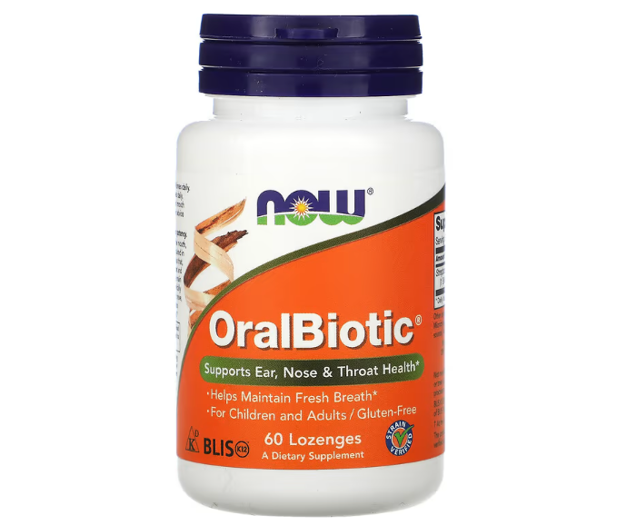NOW Foods, OralBiotic, 60 Lozenges exp 2025 | Lazada PH