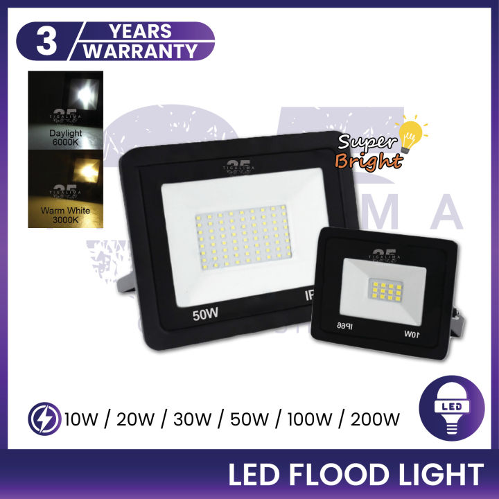Outdoor LED Flood Light 10W/20W/30W/50W/100W/200W High Quality Outdoor LED Spotlight Super ...