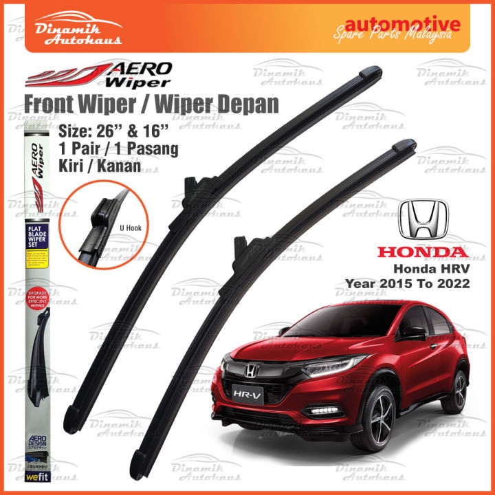 Honda HRV SUV Year 2015 To 2022 Car Front Windscreen Flat Soft Wiper ...