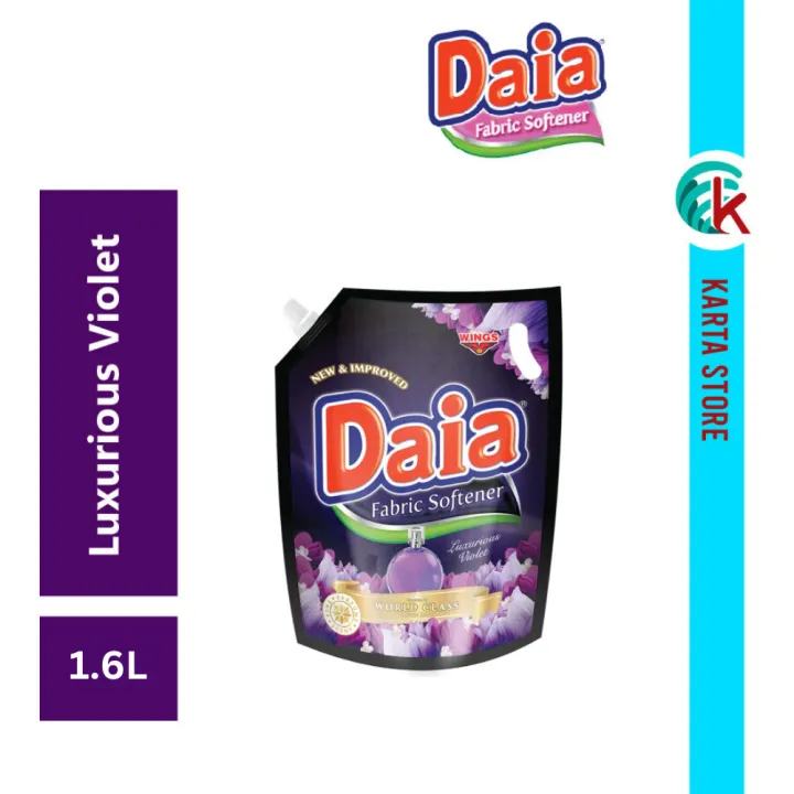 Daia Fabric Softener Luxurious Violet 1.6L Pouch | Lazada