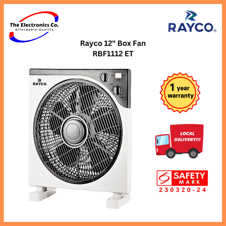 Rayco 12" Box Fan RBF1112 ET | Lazada Singapore
