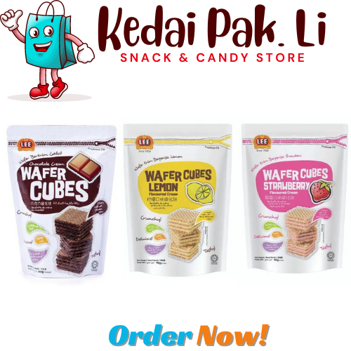 [KPL] Lee Biscuit Cream Wafer Cubes 90gm | Lazada