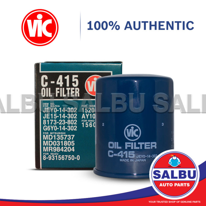 VIC Oil Filter C-415 for Mitsubishi Mirage G4 2012-UP, Mitsubishi ...