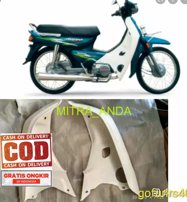 Sayap dek tebeng honda grand GREN BULUS PACUL LEGENDA IMPRESSA putih ...