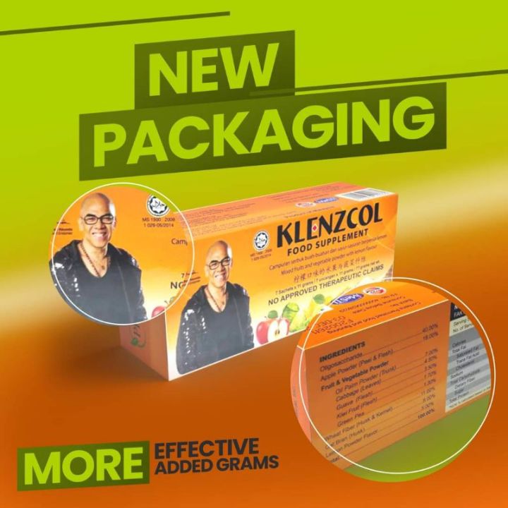 Klenzcol COLON MANAGEMENT COLON CLEANSER NATURAL FIBER SUPPLEMENT ...